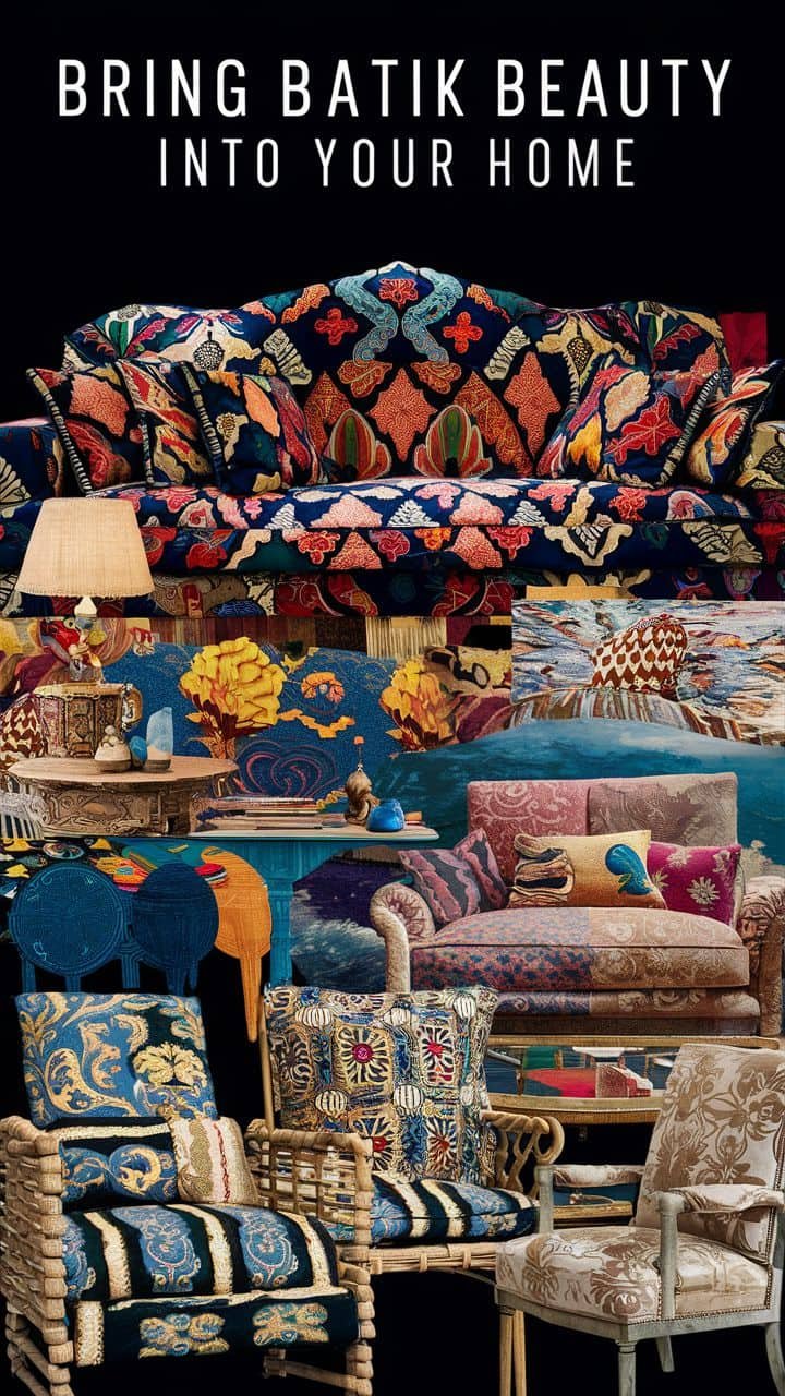 8 Ways to Bring Batik Beauty into Your Home (Ideas) - Fabricerie