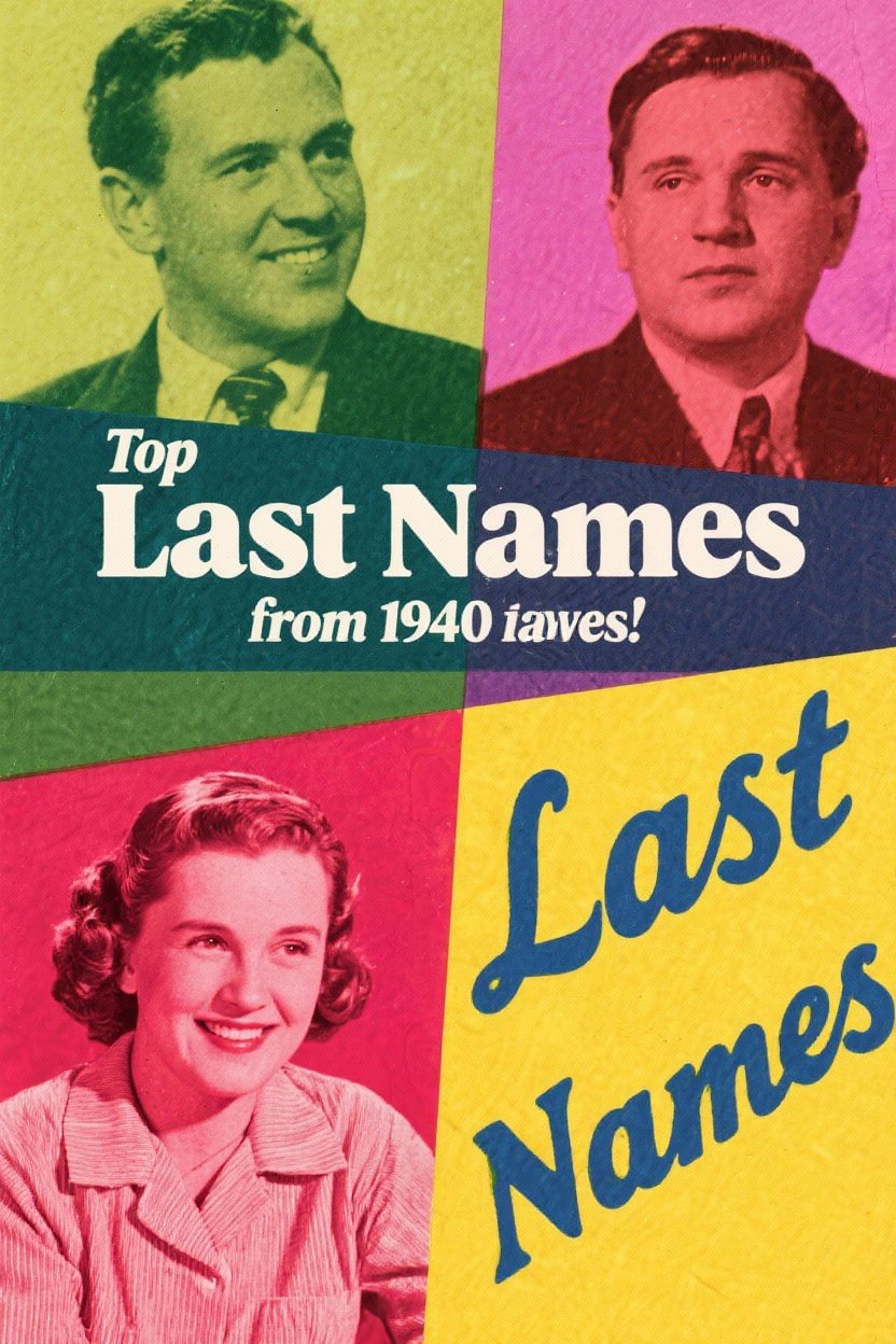 Top Last Names from the 1940s - A Nostalgic Look - Fabricerie
