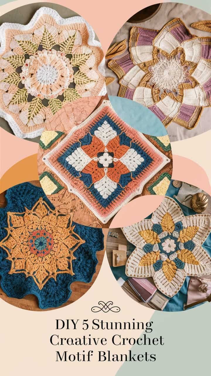 DIY 5 Stunning Crochet Motif Pattern Blankets: Wrap Yourself in ...