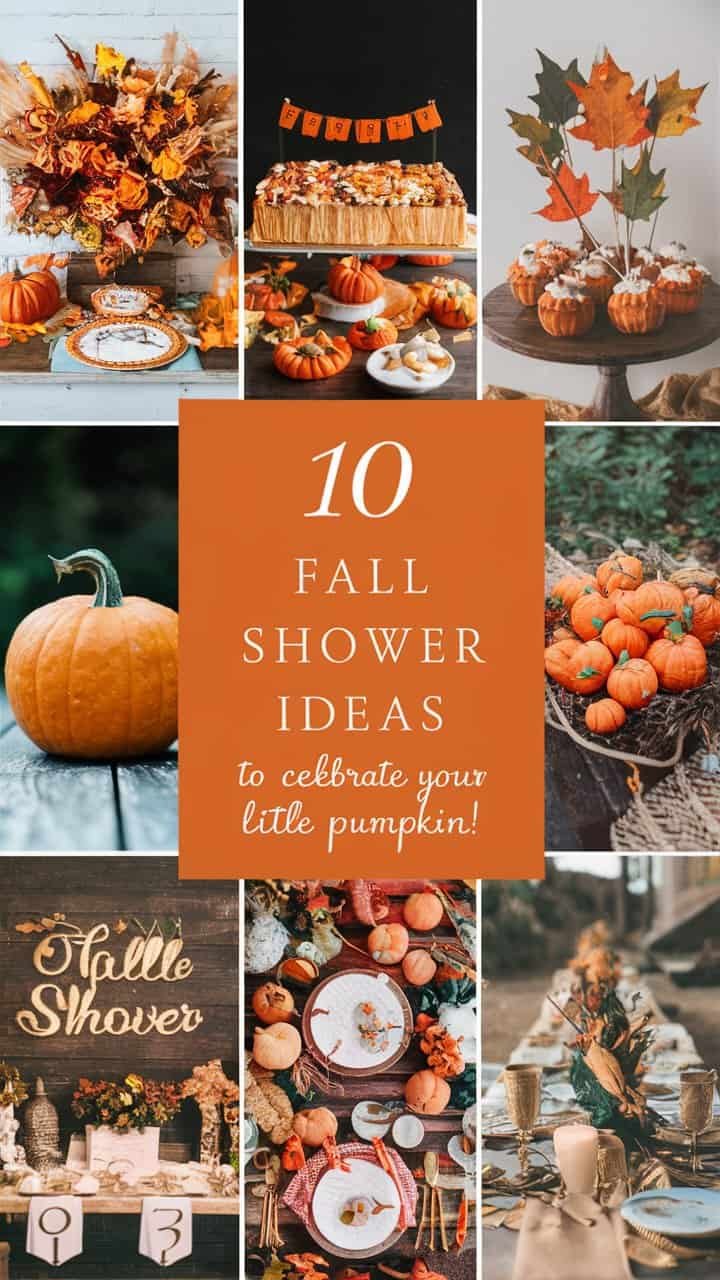 10 Fall Baby Shower Ideas to Celebrate Your Little Pumpkin! - Fabricerie