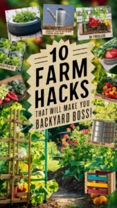 Farm Hacks That Will Make You a Backyard Boss! - Fabricerie