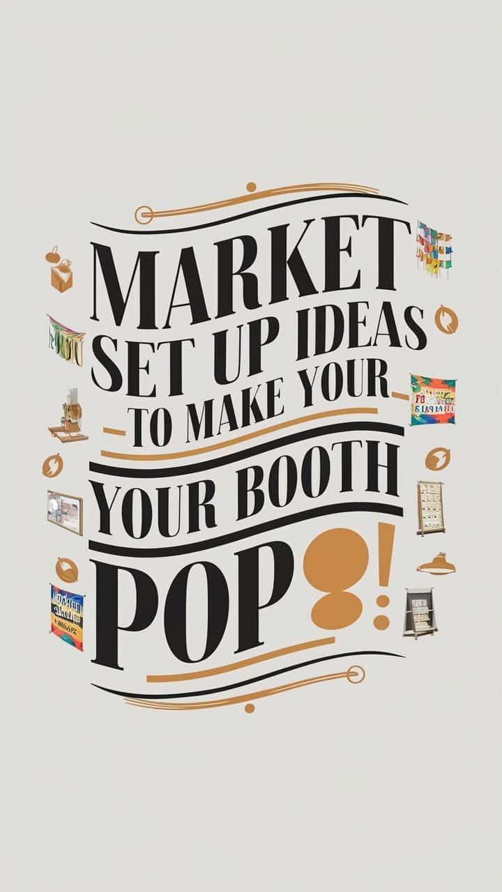 10 Market Set Up Ideas to Make Your Booth Pop! - Fabricerie