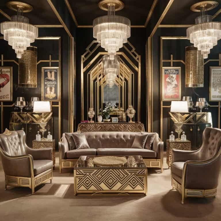 1920s Art Deco Design Ideas to Add Vintage Glam to Your Home - Fabricerie