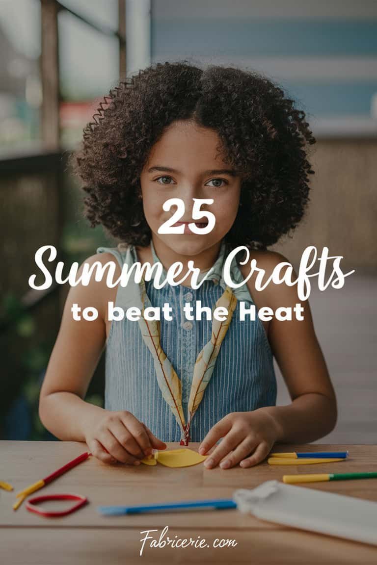 Summer Crafts to Beat the Heat (and Boredom!) - Fabricerie