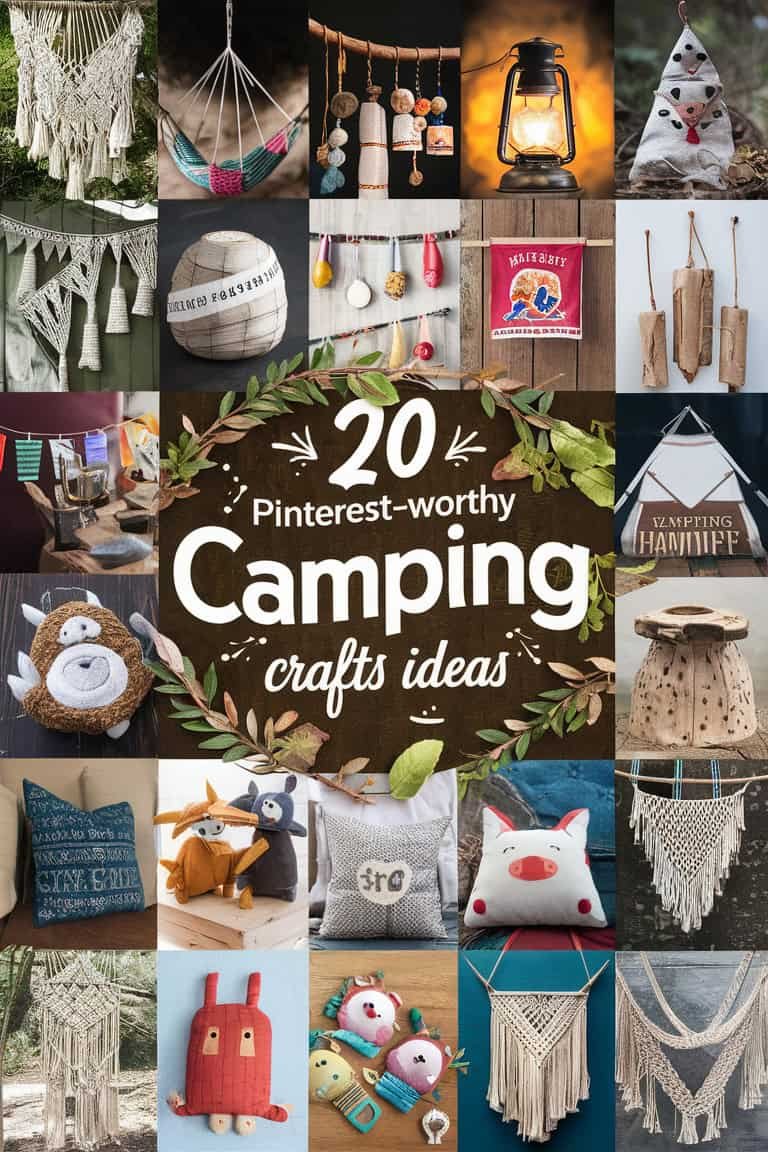 Pinterest-Worthy Camping Crafts Ideas for Your Next Outdoor Adventure ...
