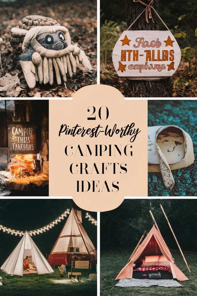 Pinterest-Worthy Camping Crafts Ideas for Your Next Outdoor Adventure ...