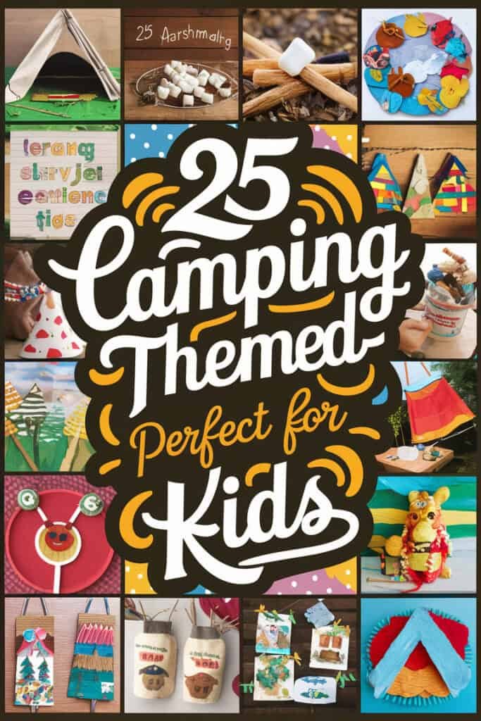 25 Camping-Themed Crafts Perfect for Kids - Fabricerie