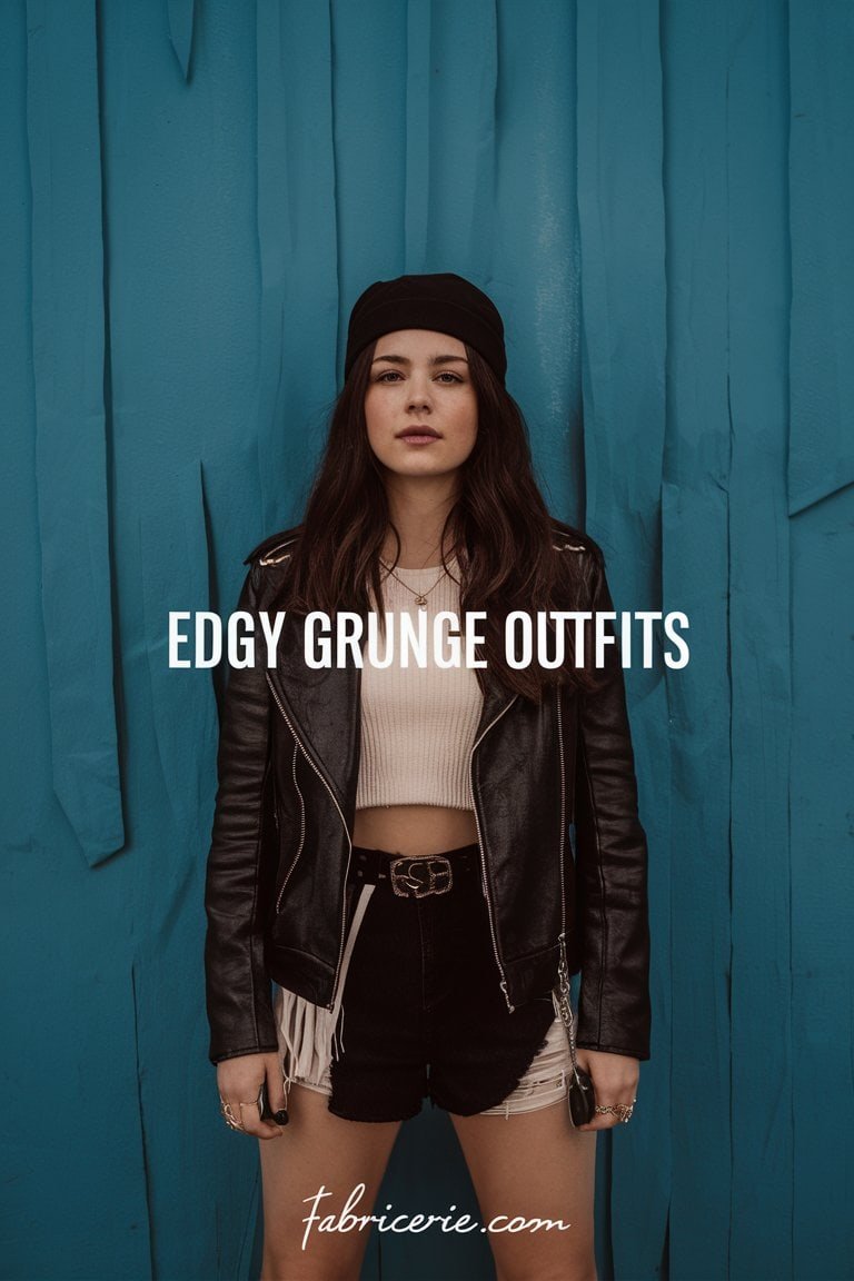 Edgy Grunge Outfits That'll Make You Feel Unstoppable - Fabricerie