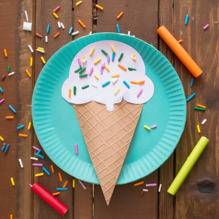 5 Scoops of Fun: Easy Ice Cream Crafts for Toddlers Little Artists ...