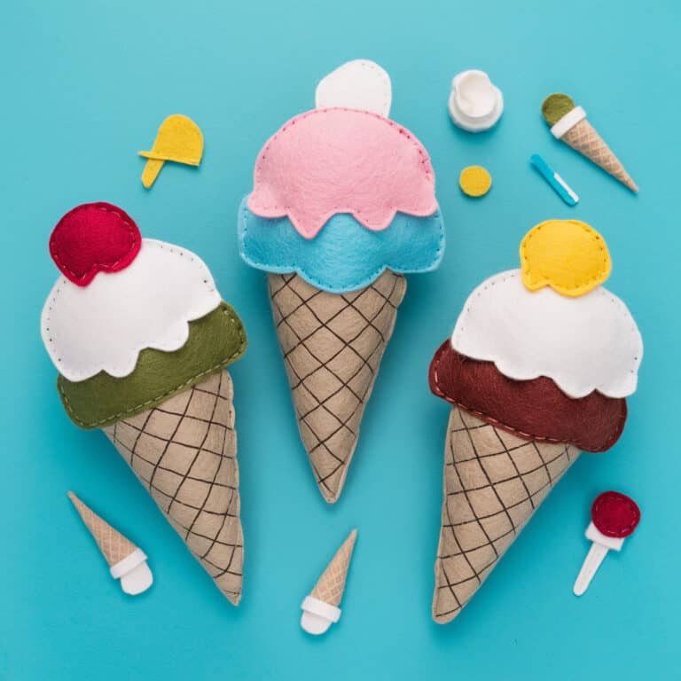 5 Scoops of Fun: Easy Ice Cream Crafts for Toddlers Little Artists ...