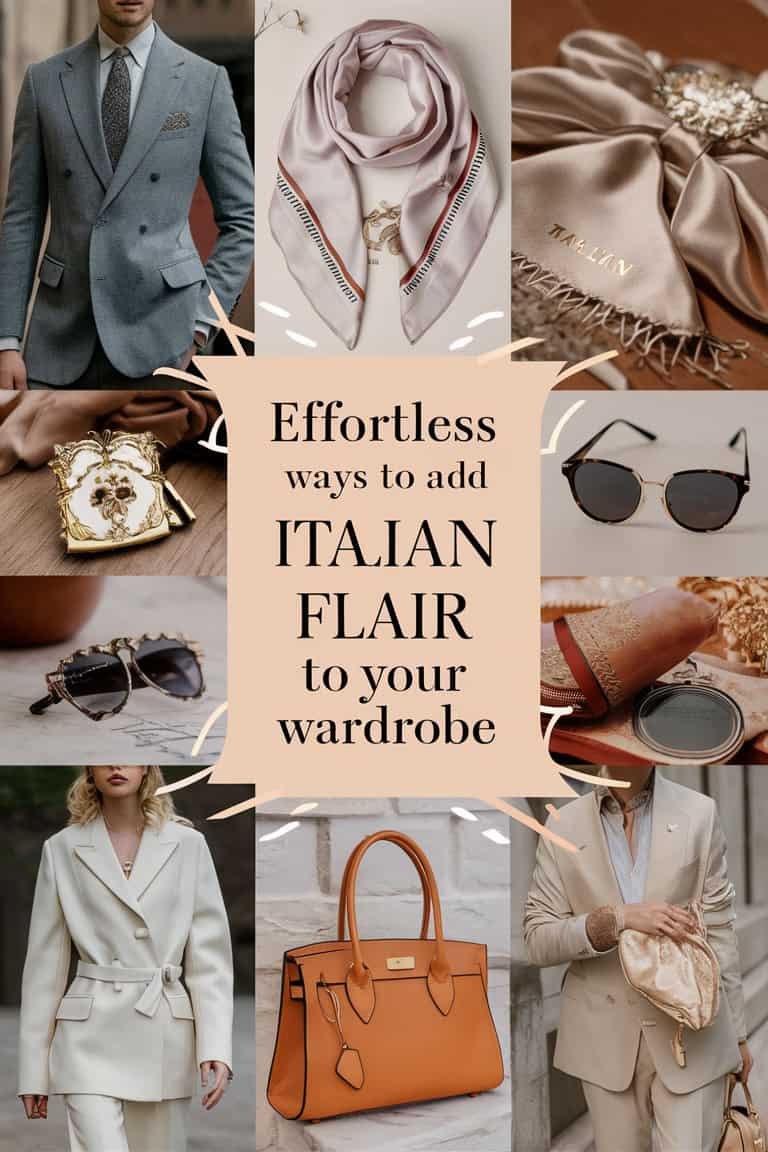 Effortless Ways to Add Italian Fashion Flair to Your Wardrobe (Without ...