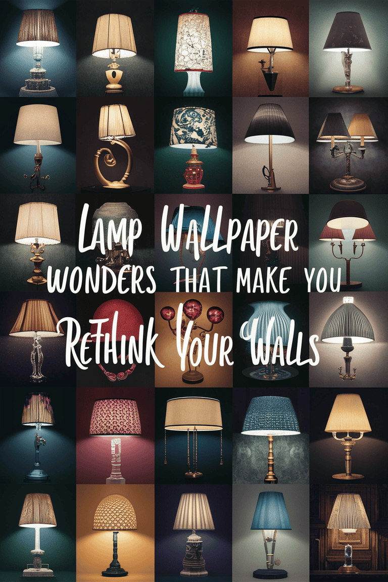 3 Lamp Wallpaper Wonders That'll Make You Rethink Your Walls - Fabricerie