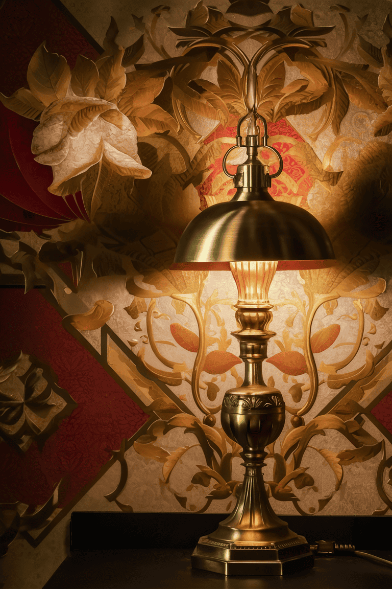 3 Lamp Wallpaper Wonders That'll Make You Rethink Your Walls - Fabricerie