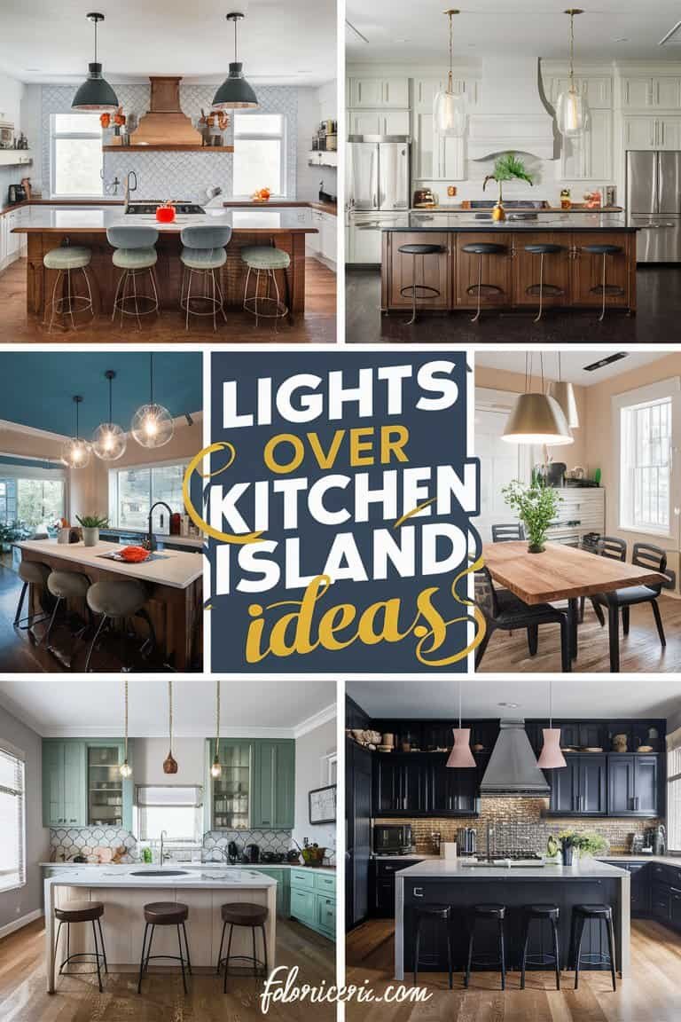 Lights Over Kitchen Island Ideas to Transform Your Space - Fabricerie