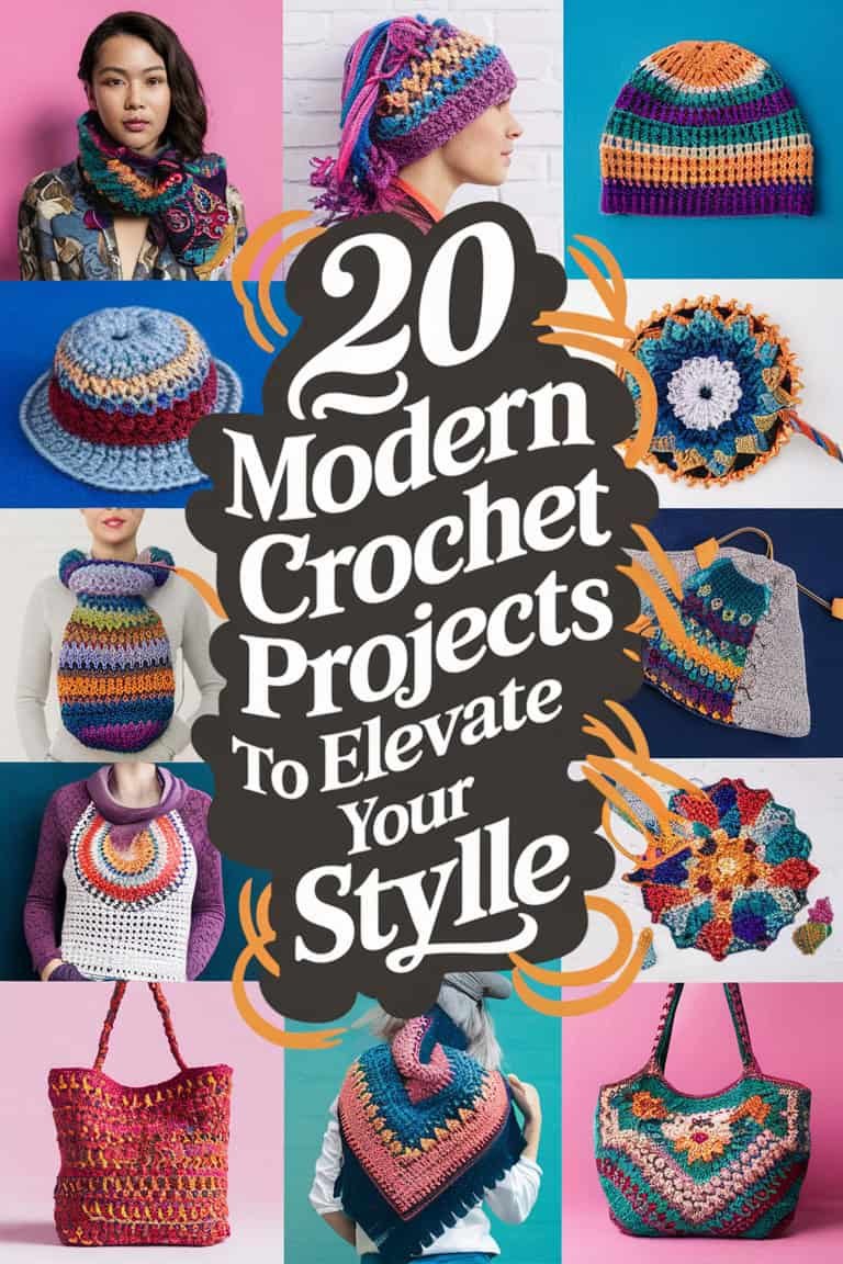 Modern Crochet Projects for Your Style - Fabricerie