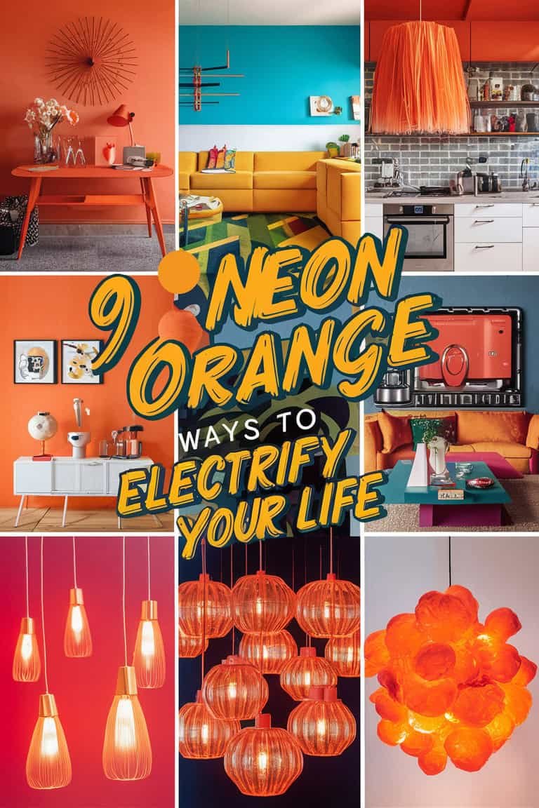 9 Neon Orange Ways to Electrify Your Life - Fabricerie