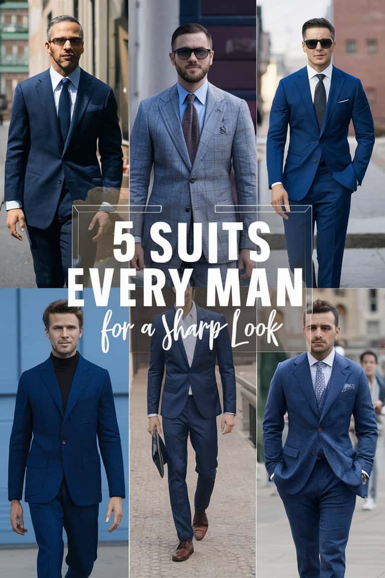 Suits Every Man Needs for a Sharp Look - Fabricerie
