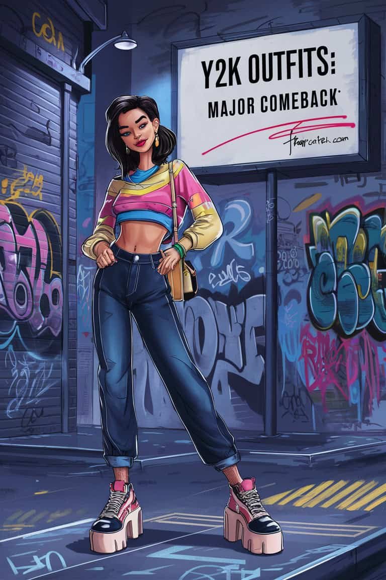 Dazzling Y2K Outfits That'll Make You Strut Like It's - Fabricerie