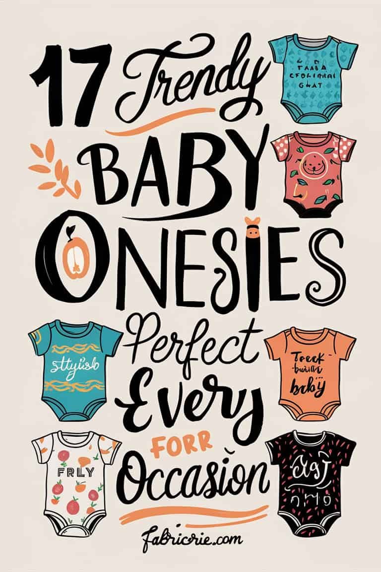 Trendy Baby Onesies Perfect for Every Occasion - Fabricerie