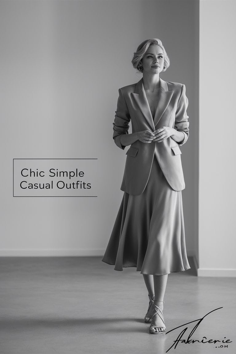 Effortlessly Chic Simple Casual Outfits to Inspire Your Wardrobe ...