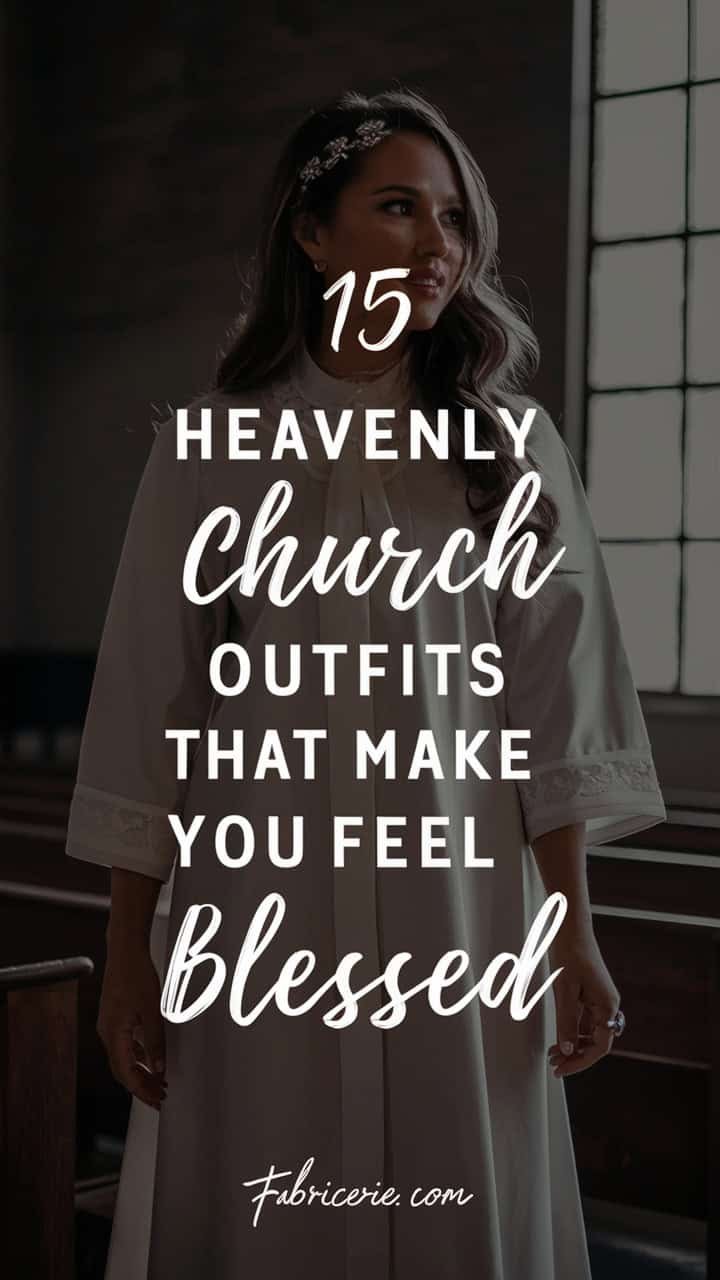 Heavenly Church Outfits That'll Make You Feel Blessed - Fabricerie