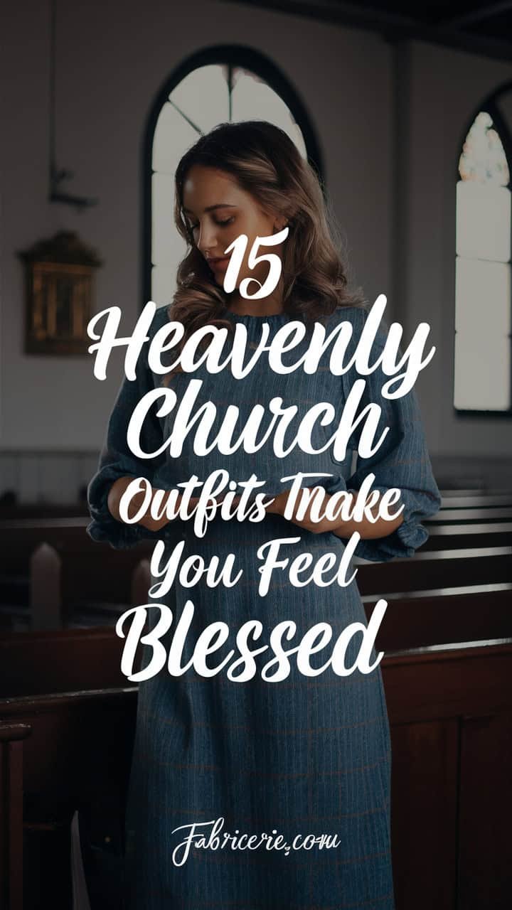 Heavenly Church Outfits That'll Make You Feel Blessed - Fabricerie