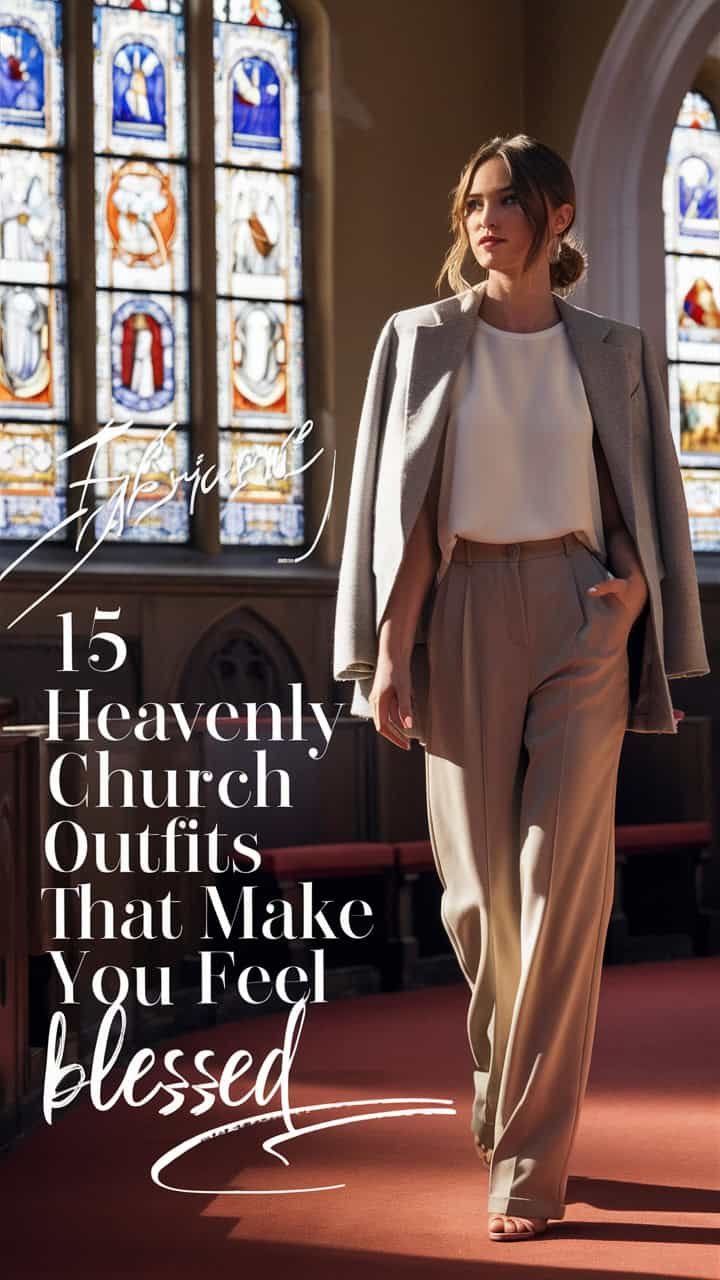 Heavenly Church Outfits That'll Make You Feel Blessed - Fabricerie