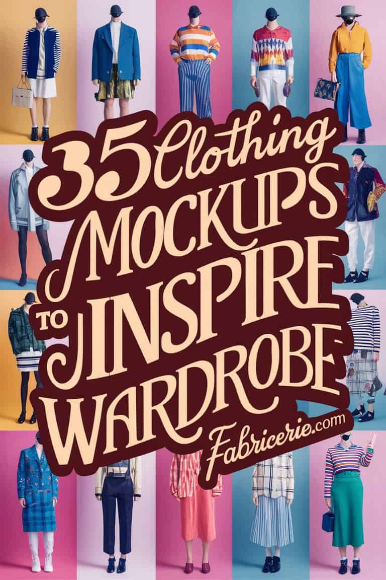 Stunning Clothing Mockups That Will Inspire Your Wardrobe - Fabricerie