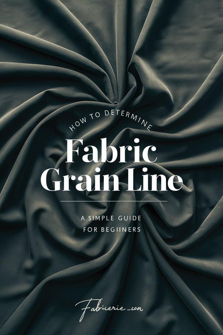 How to Determine Fabric Grain Line: A Simple Guide for Beginners - Fabricerie