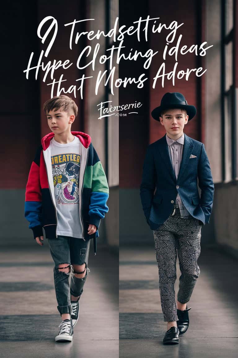 Trendsetting Hype Clothing Ideas for Boys That Moms Adore - Fabricerie