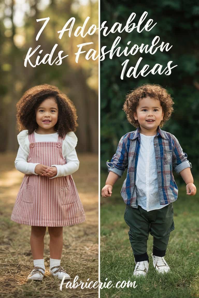 Adorable Kids Fashion Ideas That'll Make Moms Swoon - Fabricerie
