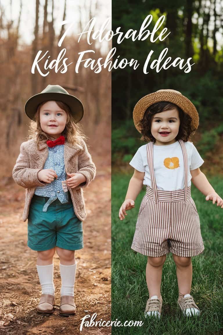 Adorable Kids Fashion Ideas That'll Make Moms Swoon - Fabricerie