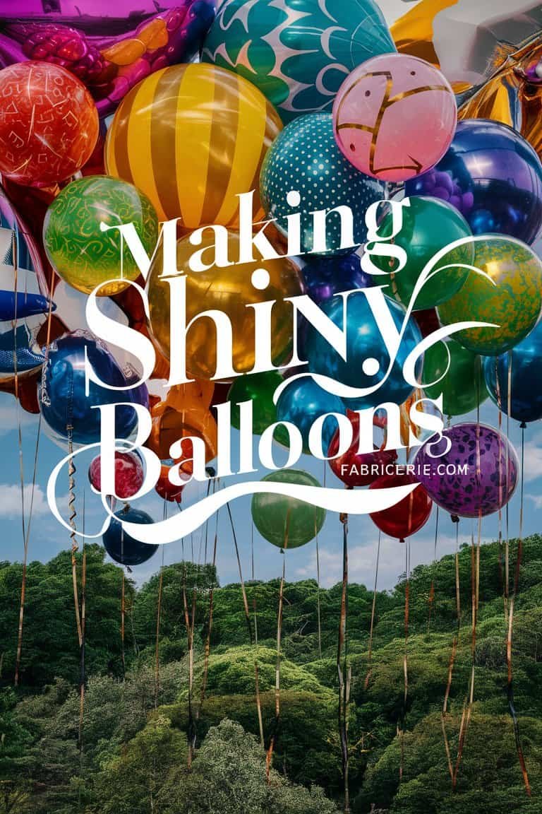 Making Shiny Balloons: DIY Glossy Decor Tips - Fabricerie