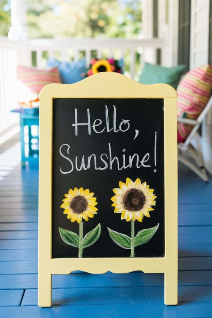 10 Summer Chalkboard Ideas to Make Your Home a Sunny Paradise - Fabricerie