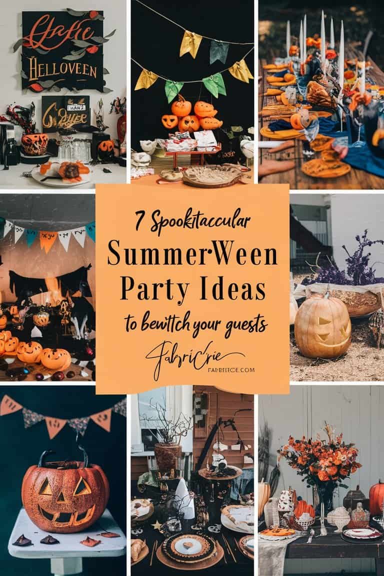 Spooktacular Summerween Party Ideas to Bewitch Your Guests - Fabricerie