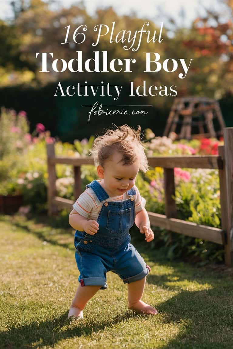 Playful Toddler Boy Activity Ideas to Melt Your Heart - Fabricerie