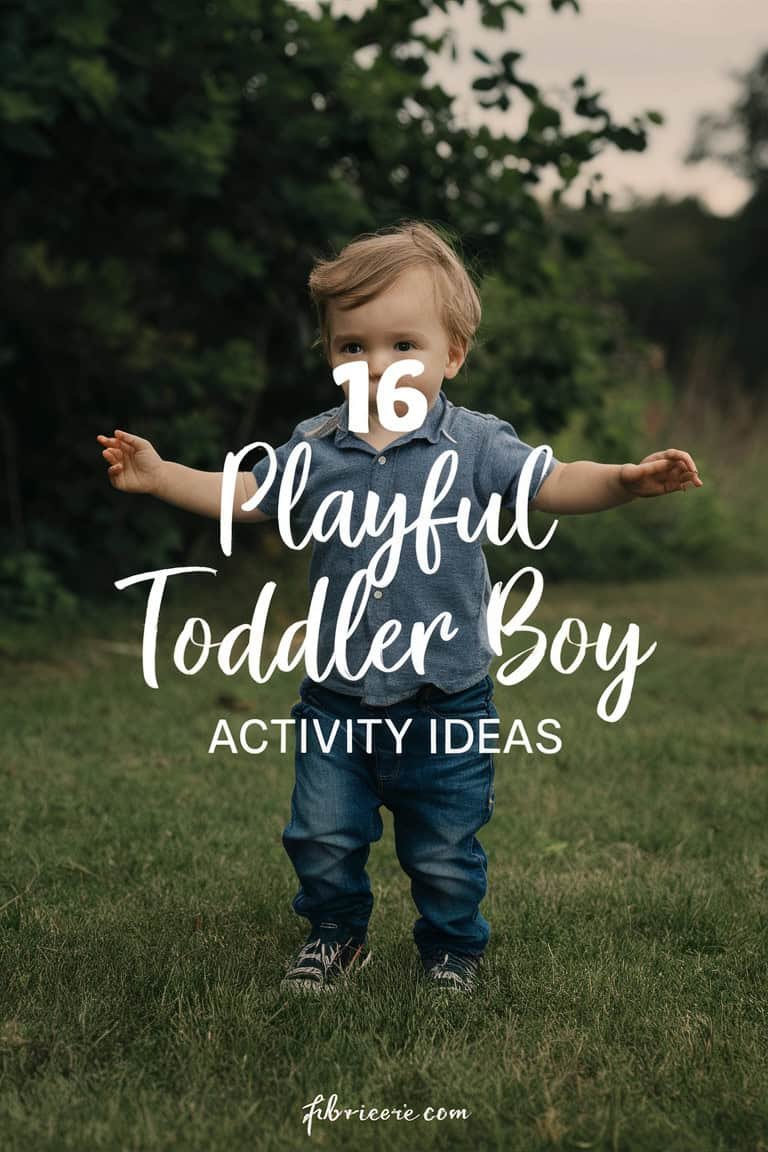 Playful Toddler Boy Activity Ideas to Melt Your Heart - Fabricerie