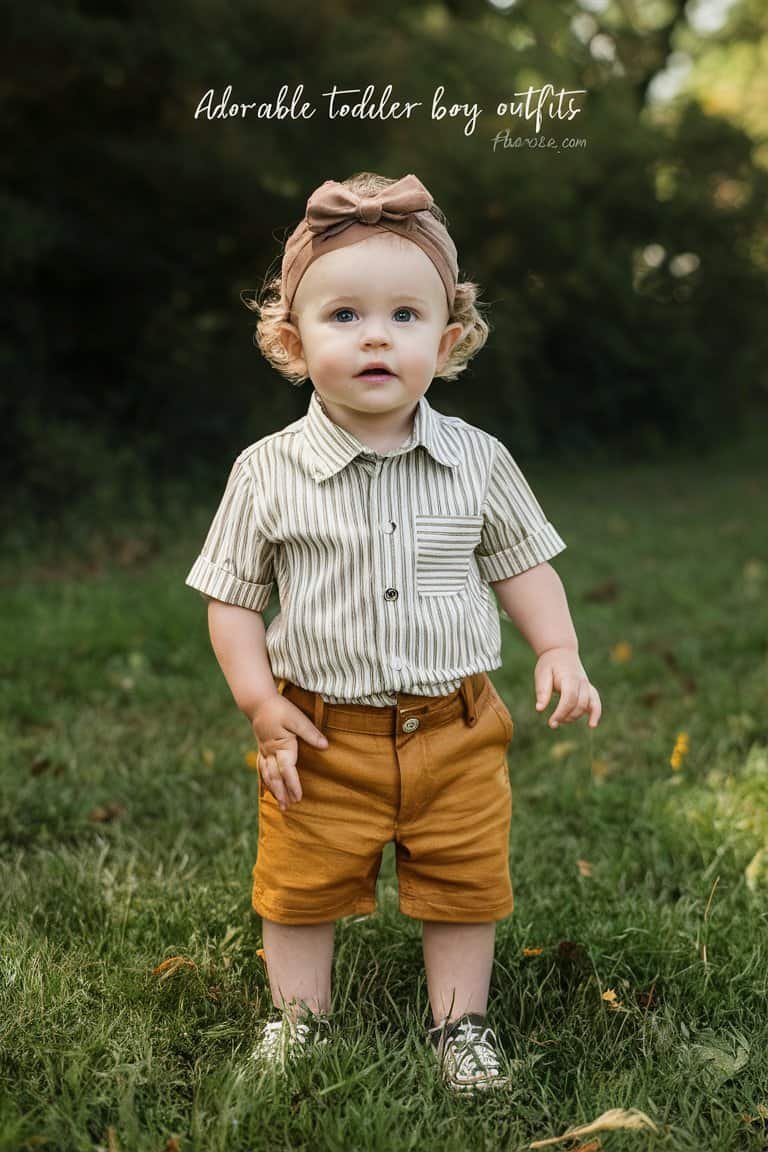 9 Adorable Toddler Boy Outfits Ideas That'll Melt Hearts - Fabricerie