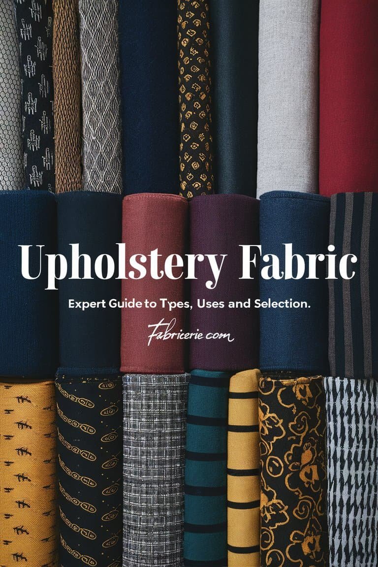Upholstery Fabric: Expert Guide to Types, Uses, & Selection
