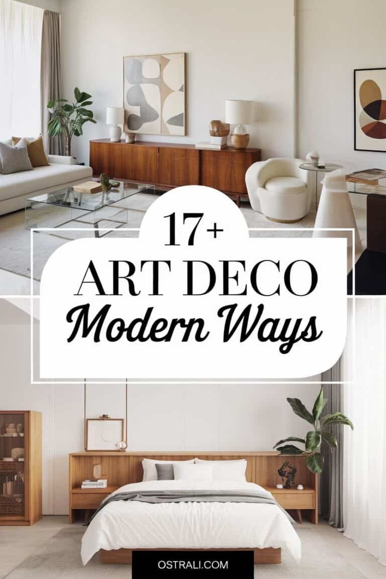 17 Art Deco Modern Ways to Revamp Your Living Space (List) - Fabricerie