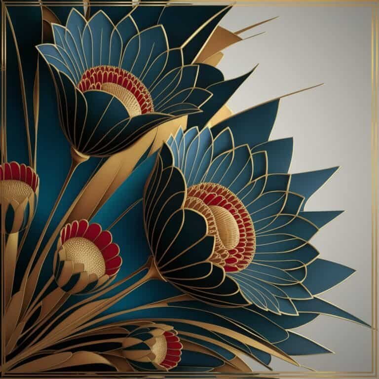 15 Stunning Art Deco Flowers to Bloom Your Style - Fabricerie