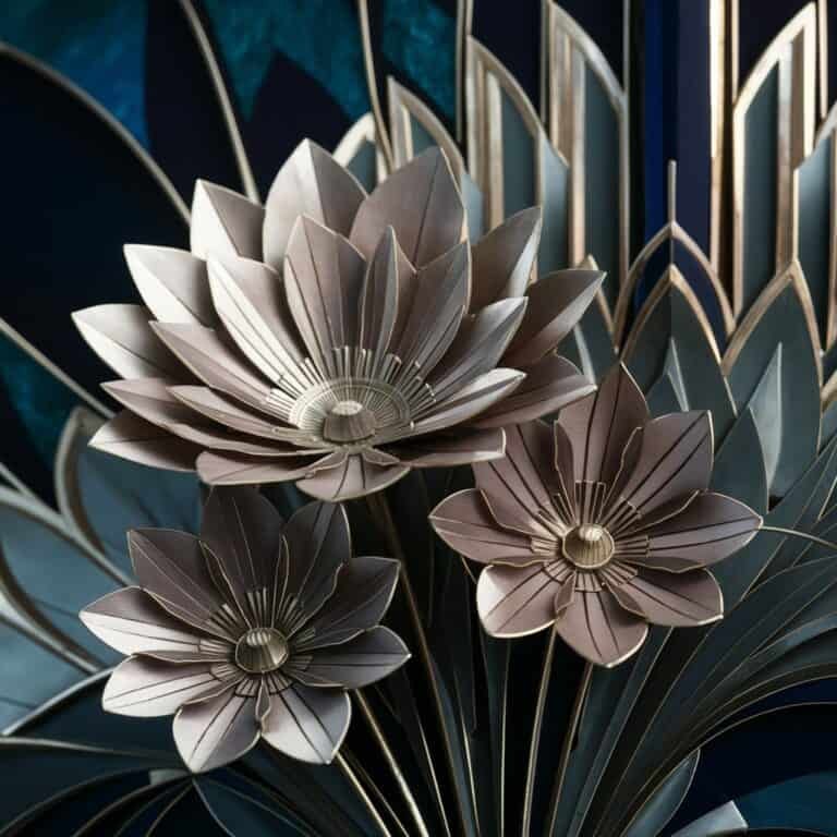 15 Stunning Art Deco Flowers to Bloom Your Style - Fabricerie