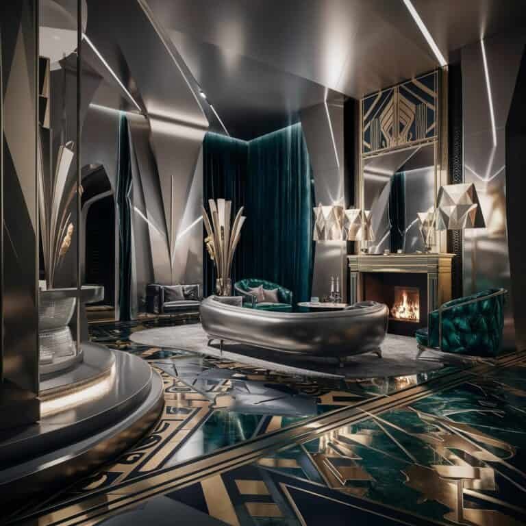 17 Art Deco Modern Ways to Revamp Your Living Space (List) - Fabricerie