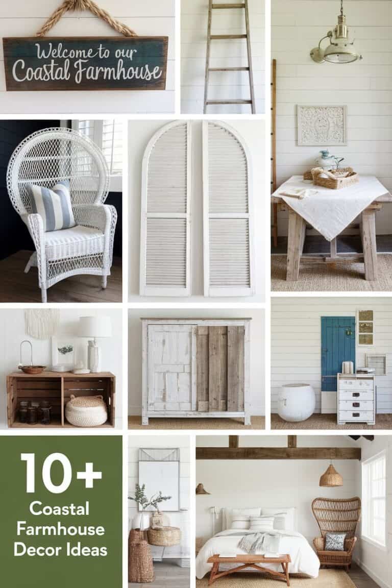10 Coastal Farmhouse Decor Ideas to Transform Your Home (List) - Fabricerie
