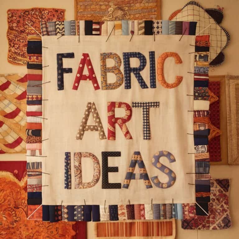 21 Stunning Fabric Art Ideas to Ignite Your Creativity (List) - Fabricerie