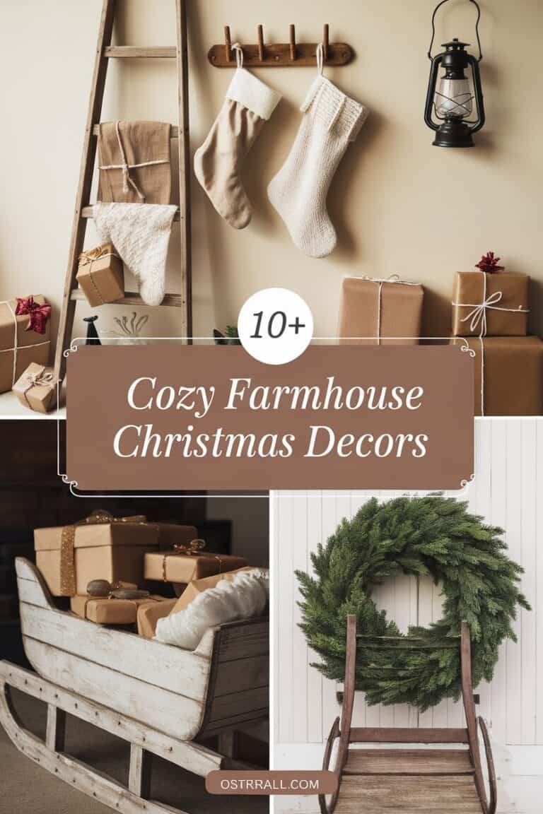 10 Cozy Farmhouse Christmas Decor Ideas to Melt Your Heart (List ...