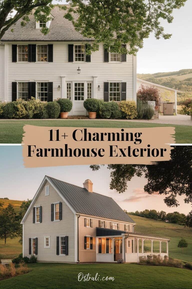 11+ Charming Farmhouse Exterior Ideas to Inspire Your Home (List ...