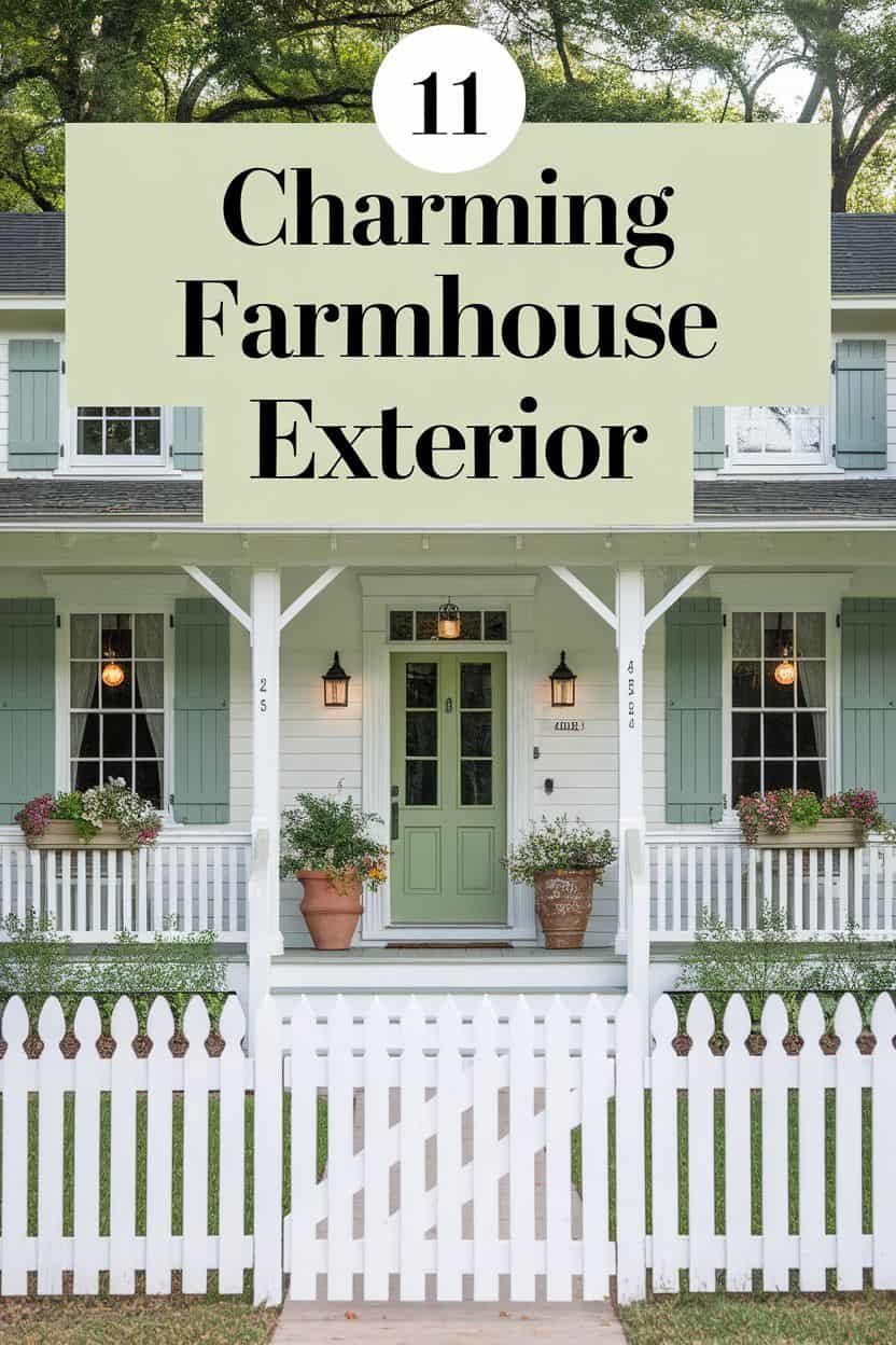 11+ Charming Farmhouse Exterior Ideas to Inspire Your Home (List ...