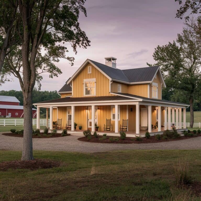 10 Farmhouse Style Houses to Inspire You (List) - Fabricerie