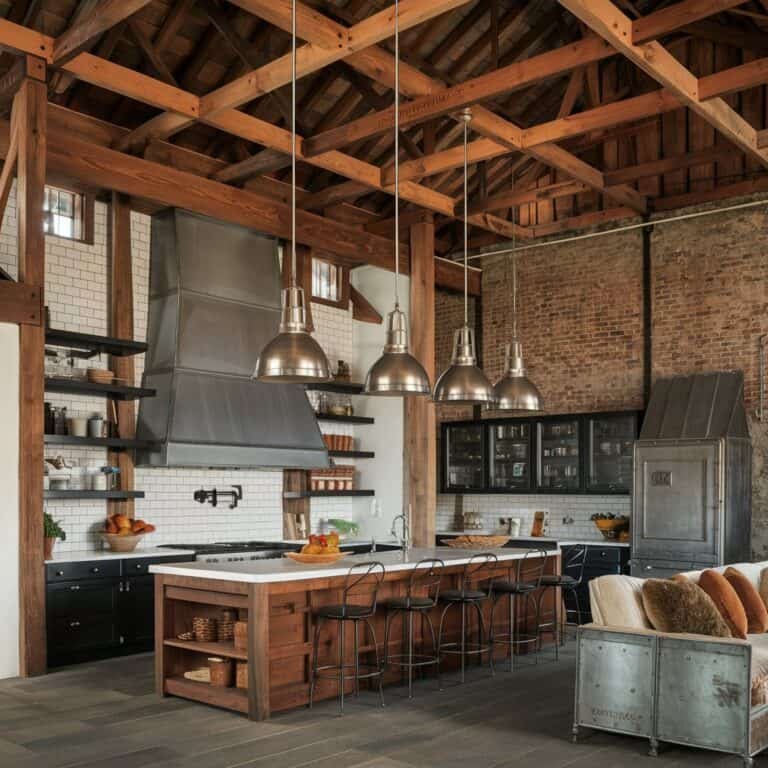 10 Rustic-Chic Industrial Farmhouse Ideas to Transform Your Space ...